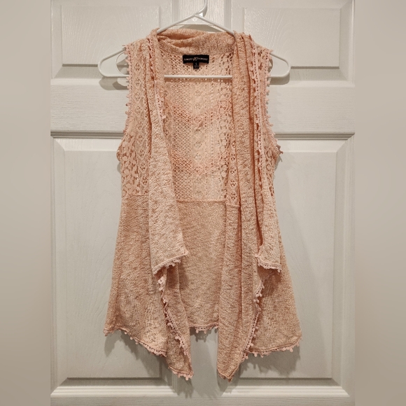 Almost Famous | Jackets & Coats | Small Pink Vest | Poshmark